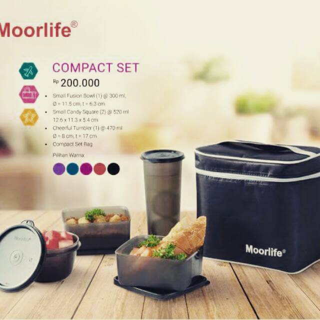 Jual Compact set dari moorlife | Shopee Indonesia