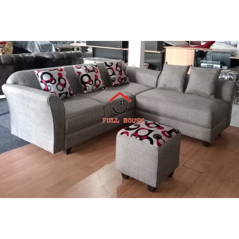 Jual sofa L putus dengan sandaran tangan classic kursi tamu sudut ...