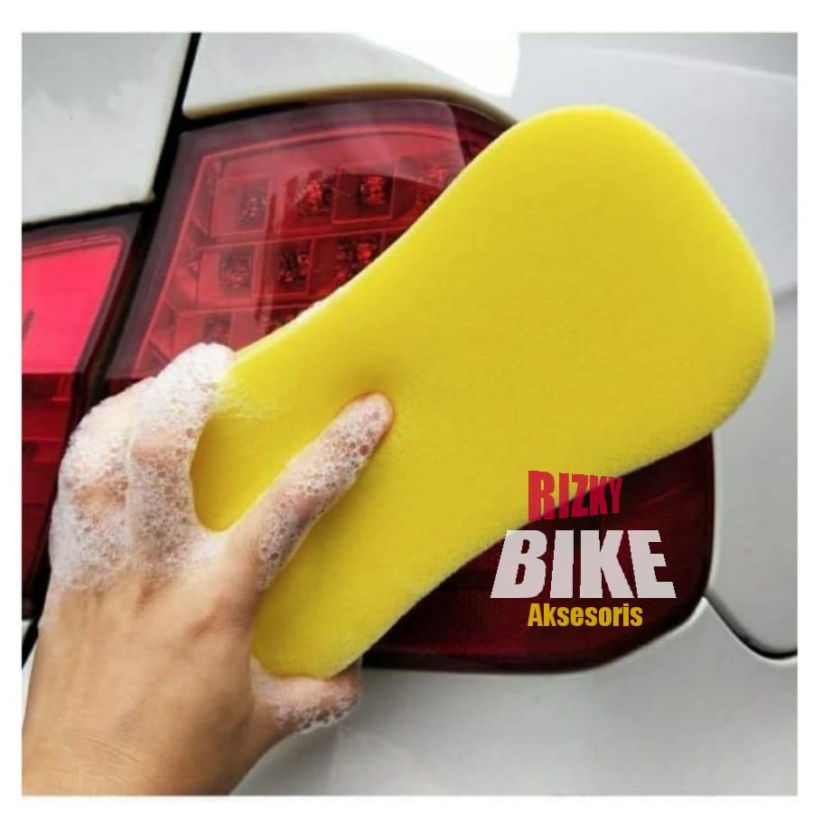 Jual Sponge Busa Cuci Sepeda Mobil Motor Piring Kuning Busa Foam Tebal ...