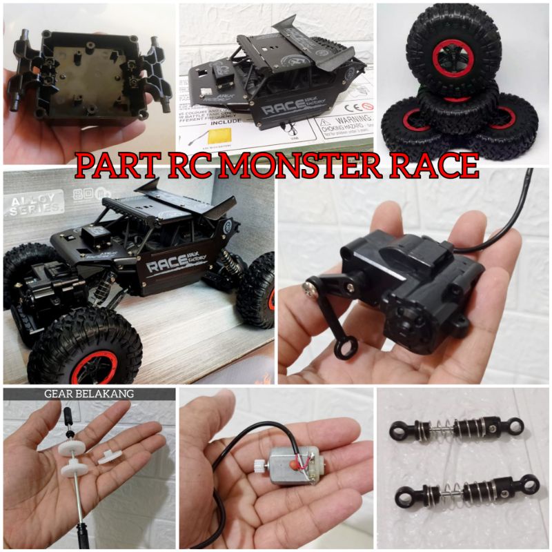Jual MOBIL REMOTE RC SPARE PART MONSTER SERIES MOBIL REMOTE KONTROL ...