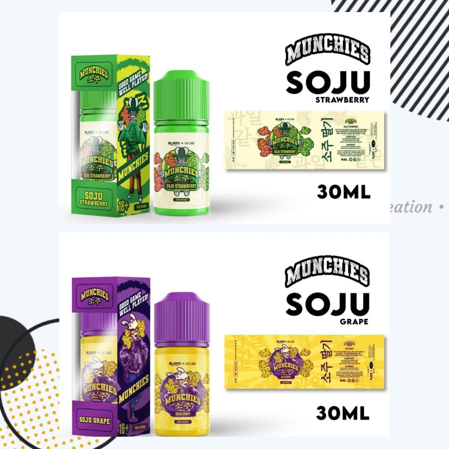 Jual MUNCHIES SOJU PODS FRIENDLY SERIES 30ML BY JVS X TNT-BLNRS E ...