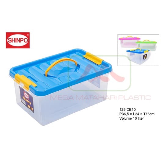 Jual Container Box 10 liter Practy 129 CB10 Shinpo (OJOL) | Shopee ...