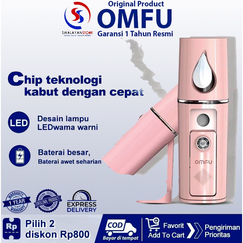Jual Omfu Nano spray mini pelembab wajah alat semprot wajah Tingkat facial Steamer ultra-mikron ...