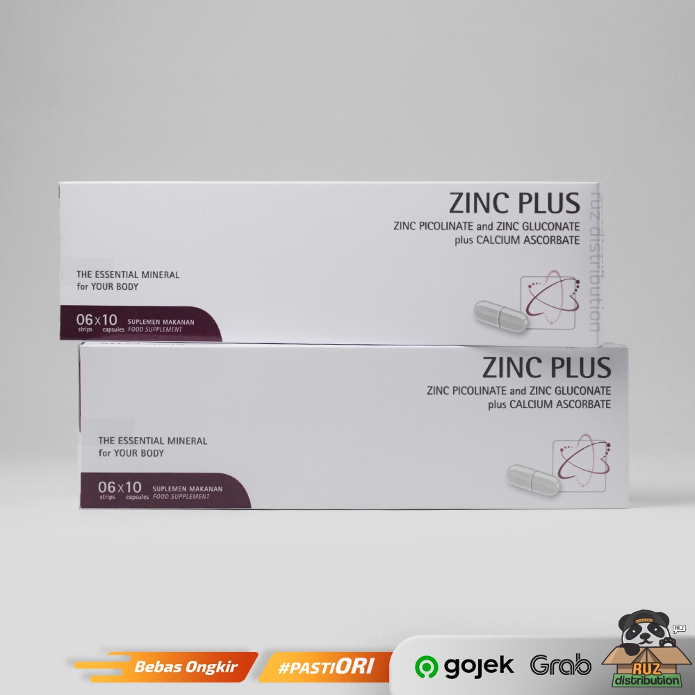 Jual Zinc Plus Picolinate Gluconate 50mg VitaminC 60 Kapsul Imunitas ...
