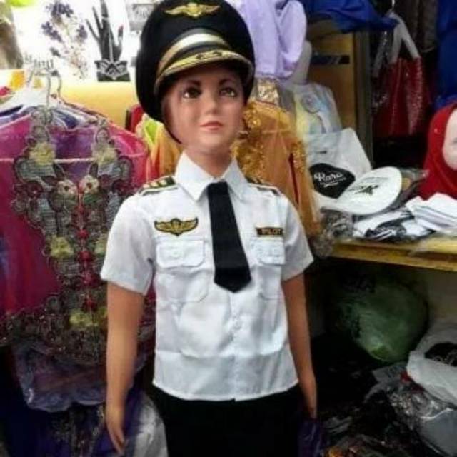 Jual Baju pilot anak // Pakaian pilot // Kostum profesi pilot | Shopee ...