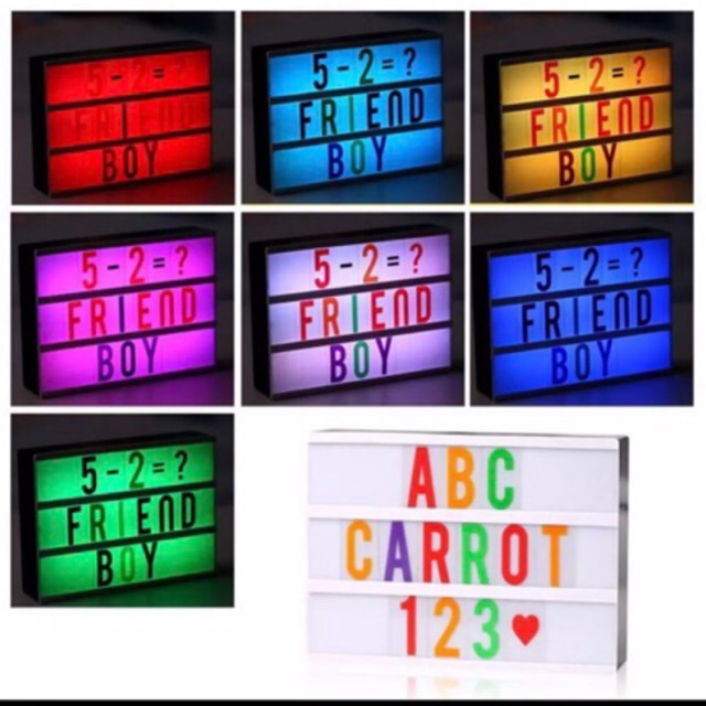 Jual [ READY JAKARTA ] Letter box cinema light box custom light box ...