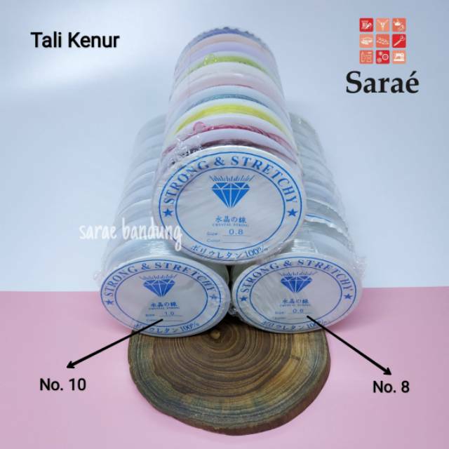 Jual Tali Kenur/Tali Gelang/Ukuran 8 dan 10 | Shopee Indonesia