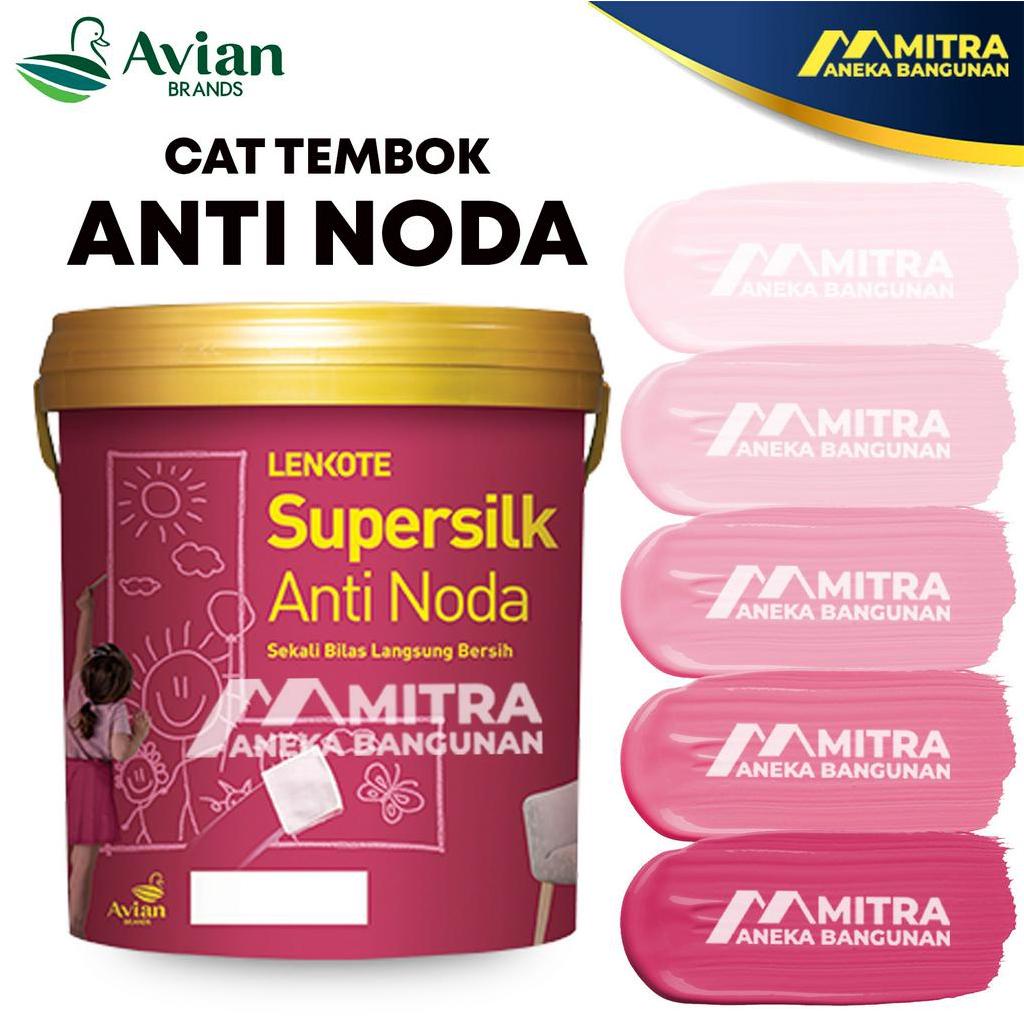 Jual CAT TEMBOK LENKOTE SUPERSILK ANTI NODA 2,5 LITER / AVIAN INTERIOR ...