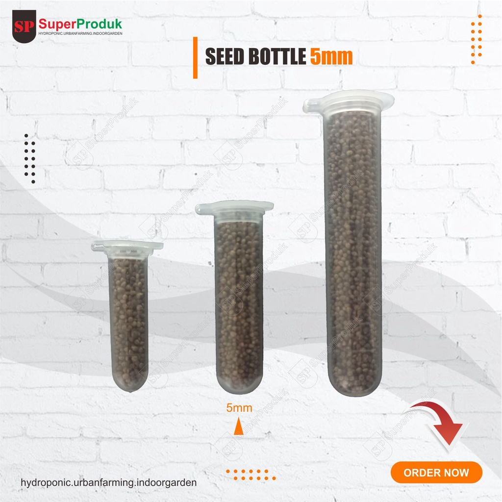 Jual Botol Plastik Tempat Benih 5mm / Seed Bottle 5mm | Shopee Indonesia