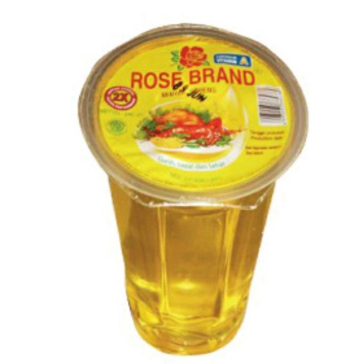 Jual Rosebrand minyak goreng kemasan gelas/ cup isi 220 ML | Shopee ...