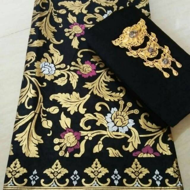 Jual Kain prada bali songket mengkilap cocok buat fashien | Shopee ...