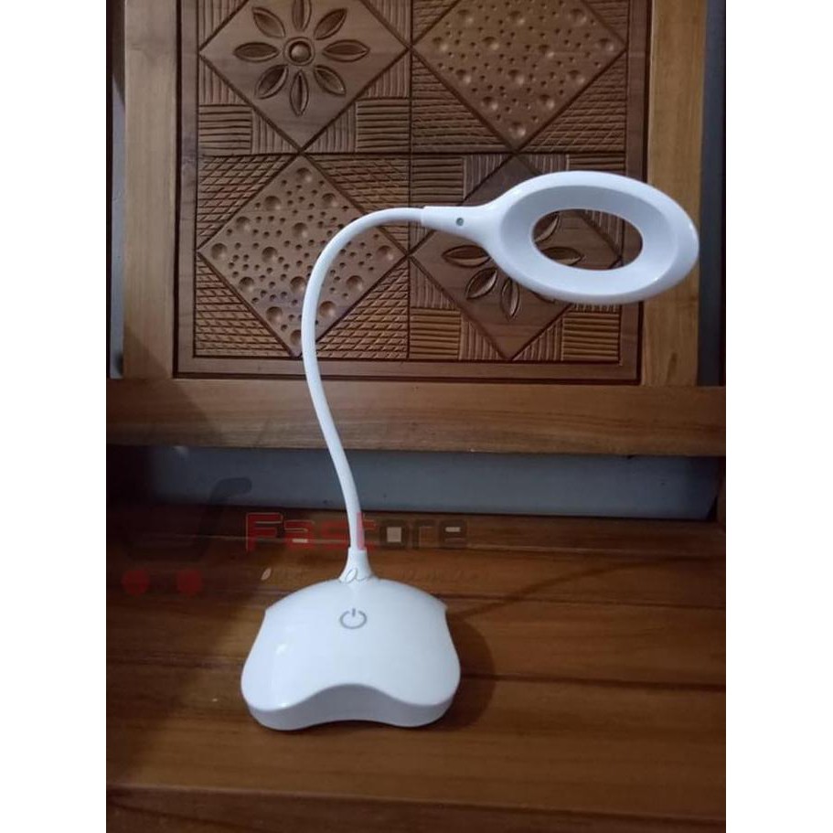 Jual Lampu Meja LED Fleksibel Minimalis model Donat - untuk Meja Kerja ...