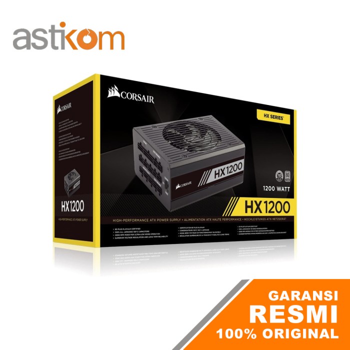 Jual Power Supply Corsair HX1200 1200W 80+ Platinum Full Modular ...