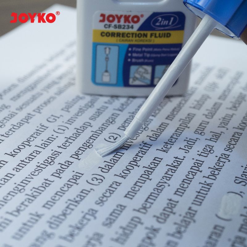 Jual Correction Fluid CFSB 234 TIPE-X Cair Plus Kuas Penghapus Pena Cairan Koreksi (2 IN 1 ...