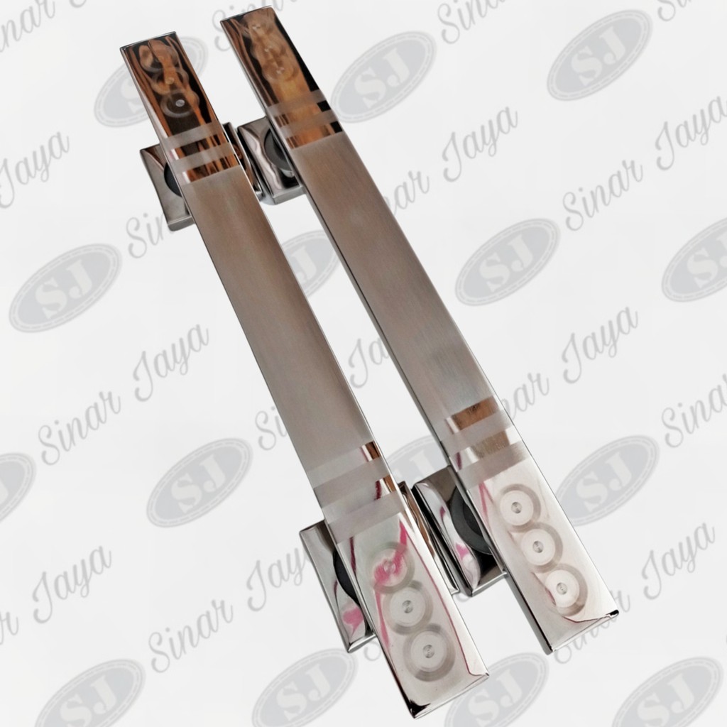 Jual handle pintu stainless 33cm gagang tarikan pintu minimalis ...