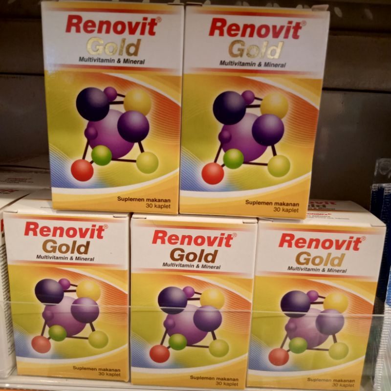 Jual RENOVIT GOLD 30 Tablet | Shopee Indonesia