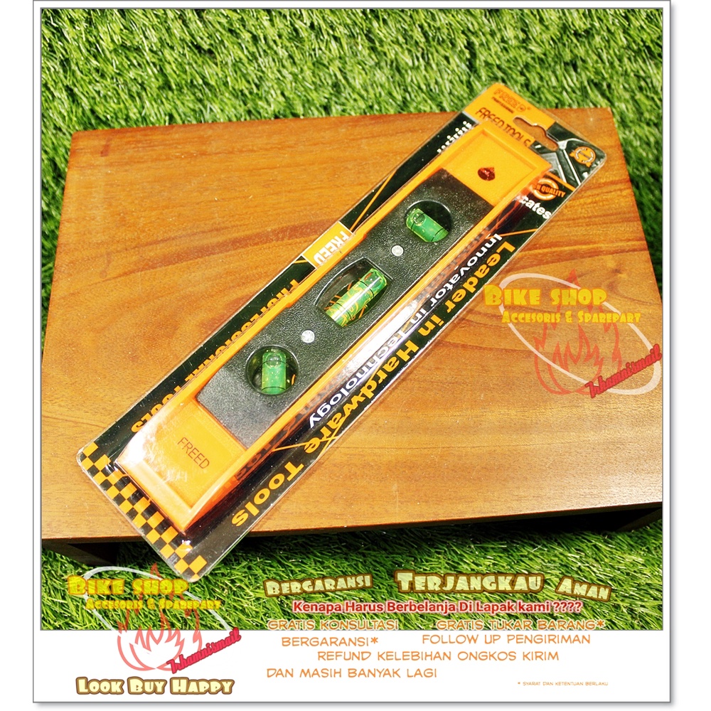 Jual Water Pass Magnet Torpedo Kecil Freed Tools Orange 9 Inch ...