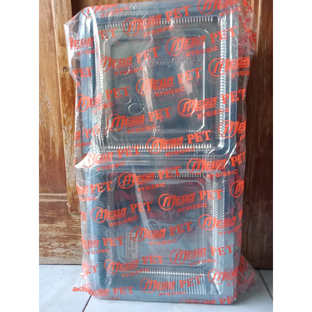 Jual Mika Mega 1A MIKA PLASTIK BENING / MIKA BOX MAKANAN / TEMPAT KUE ...