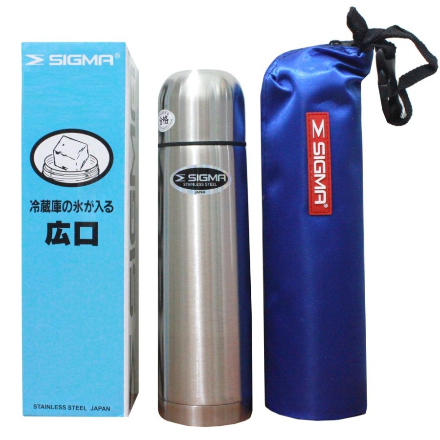 Jual Sigma Termos Air 0.5 Liter Stainless 500 ml Pouch Bag Vacuum Flask ...
