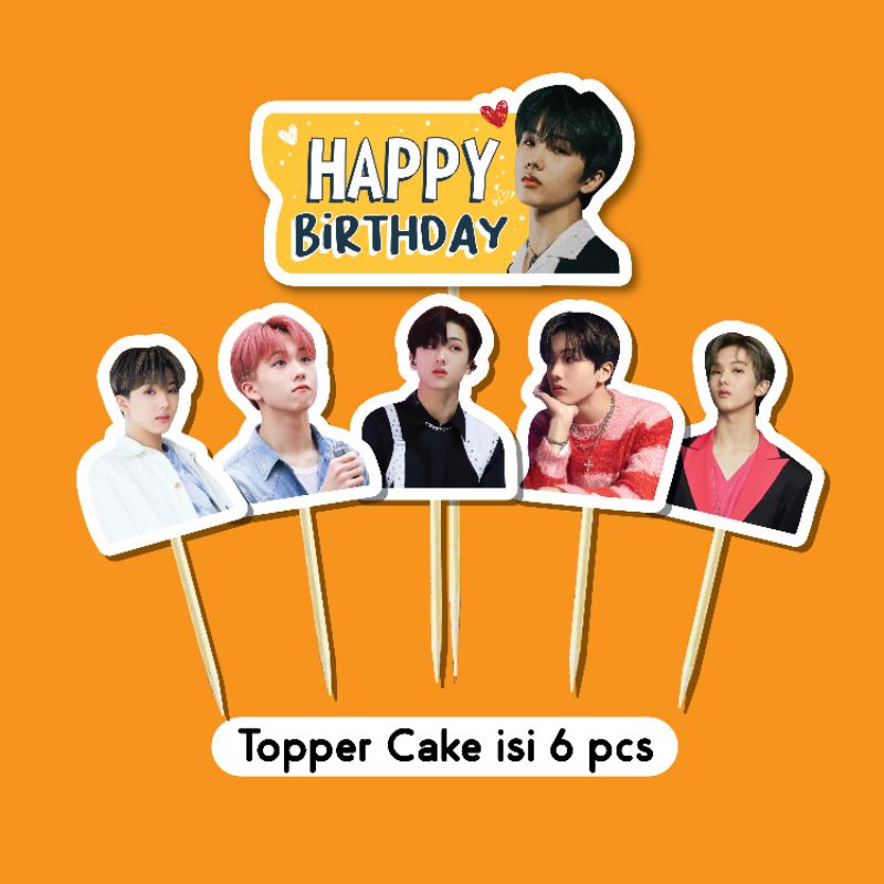 Jual TOPPER CAKE JENO NCT HIASAN KUE HAPPY BIRTHDAY DEKORASI KUE TART ...