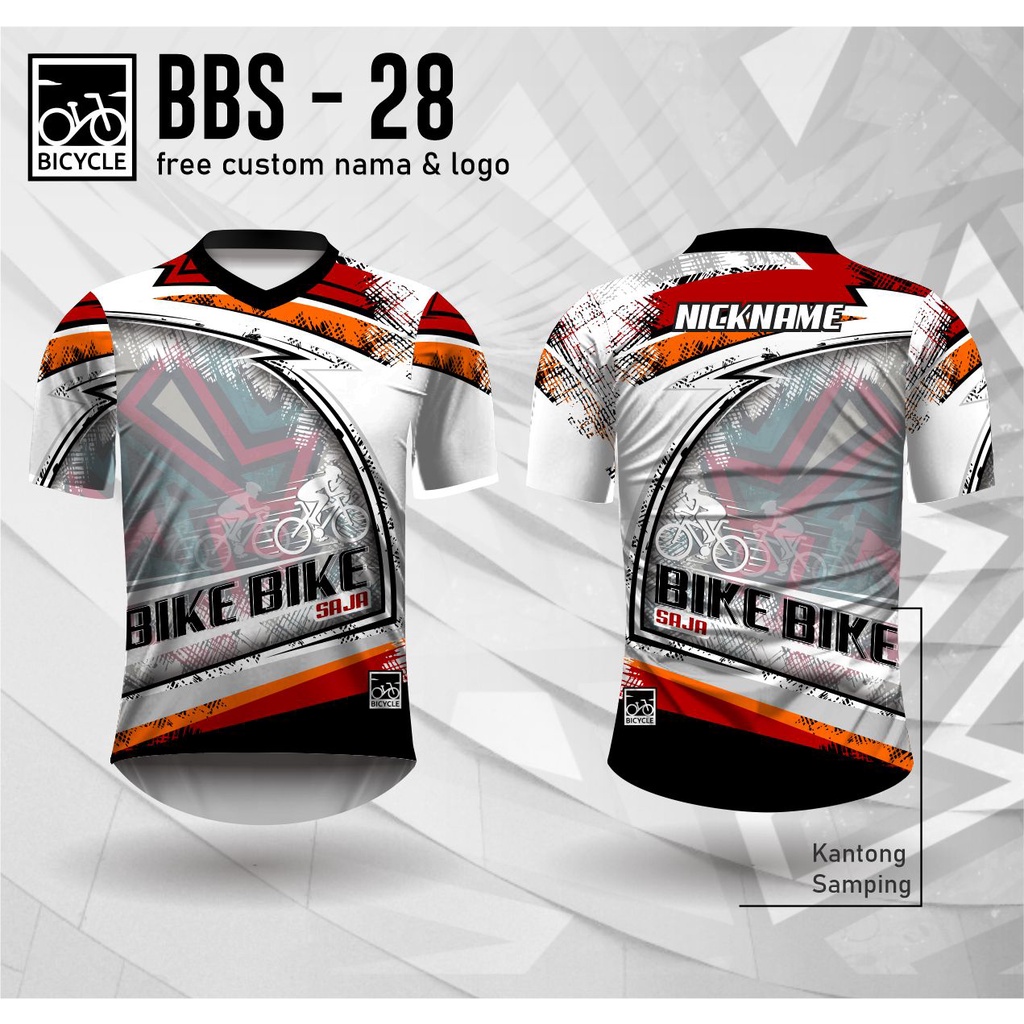 Jual Jersey sepeda bike bike saja baju gowes | Shopee Indonesia