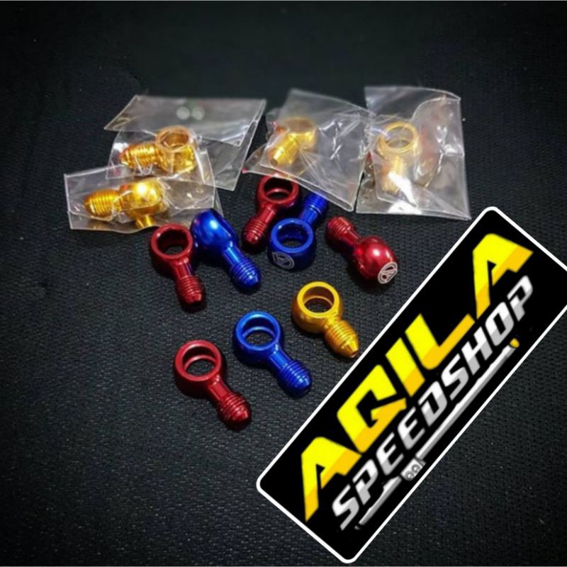 Jual Banjo Selang rem banjo baut kaliper lurus dan Bengkok CNC | Shopee ...