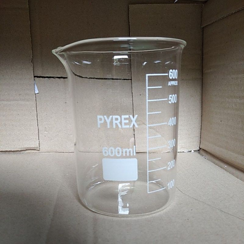 Jual Beaker gelas - gelas kimia cap 600 ml pyrex - Alat Laboratorium ...