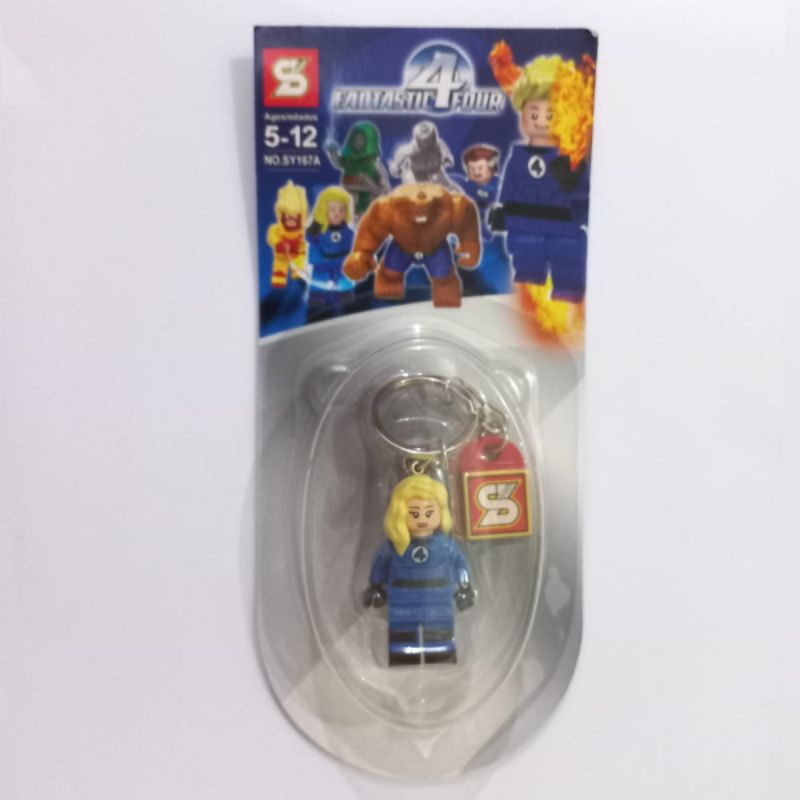 Jual KEY CHAIN / GANTUNGAN KUNCI FIGURE FANTASTIC FOUR SUPER HERO MS ...