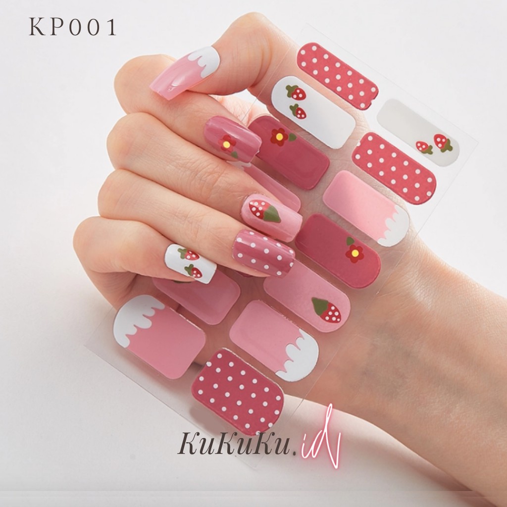 Jual STIKER KUKU / STICKER KUKU / NAIL WRAP [KP001] | Shopee Indonesia