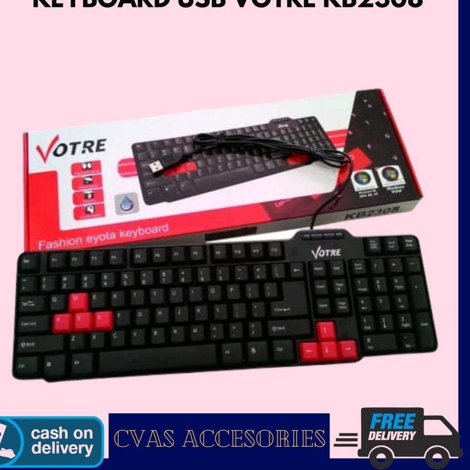 Jual Model Terpopuler Votre KB-2308 - KB2308 Keyboard USB Standard ...