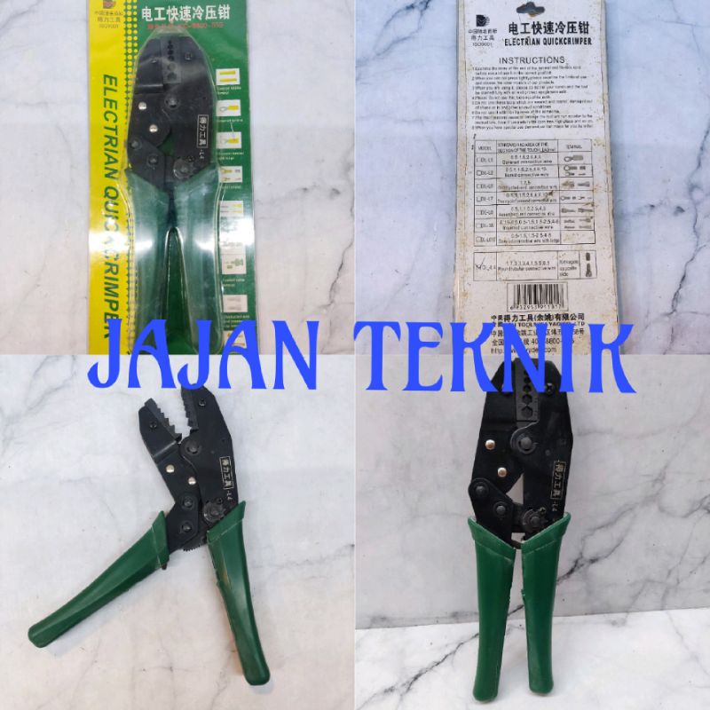 Jual Tang Skun / Crimping Tool Hexagon DL-L4 (1-8mm) | Shopee Indonesia