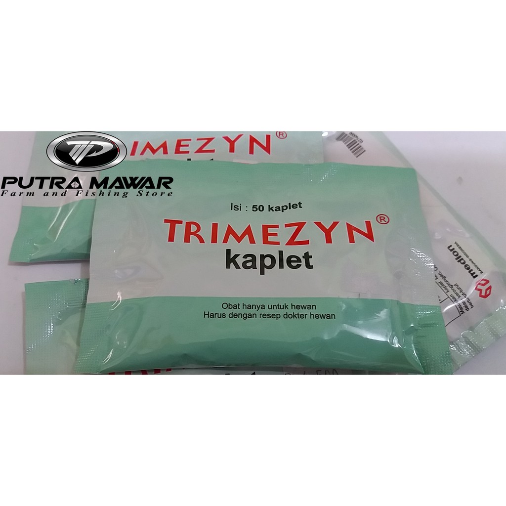 Jual Obat Ayam Trimezyn Kaplet (50 Tablet) Mengobati Unggas Sakit Pilek ...