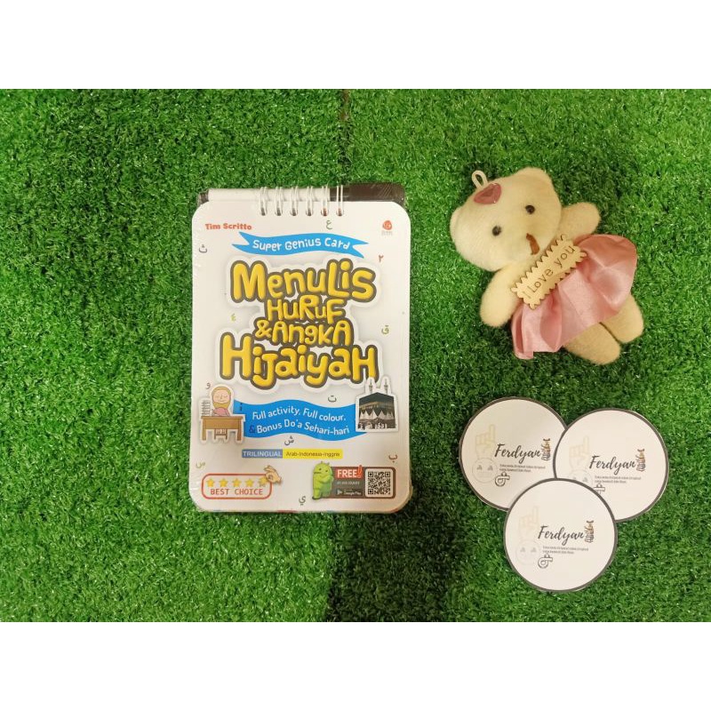 Jual Menulis Huruf Dan Angka Hijaiyah : Super Genius Card Tim scritto ...