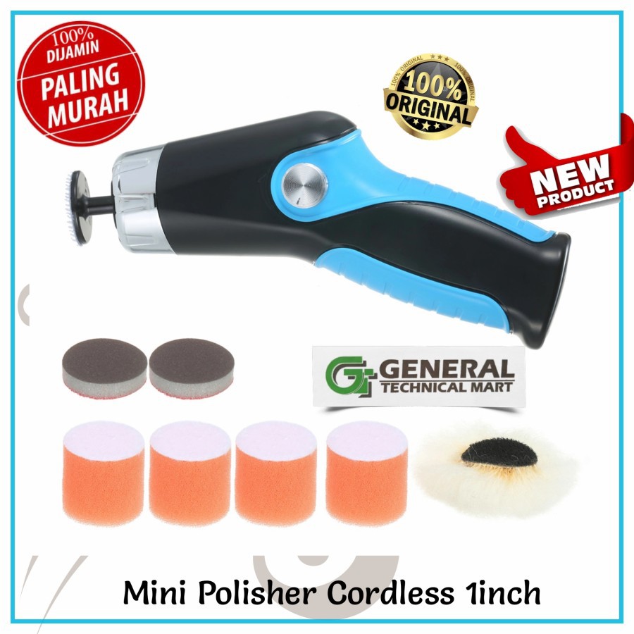 Jual Mesin Poles Mini 1 Inch Cordless Polisher Mini Wireless 1" T2EP ...