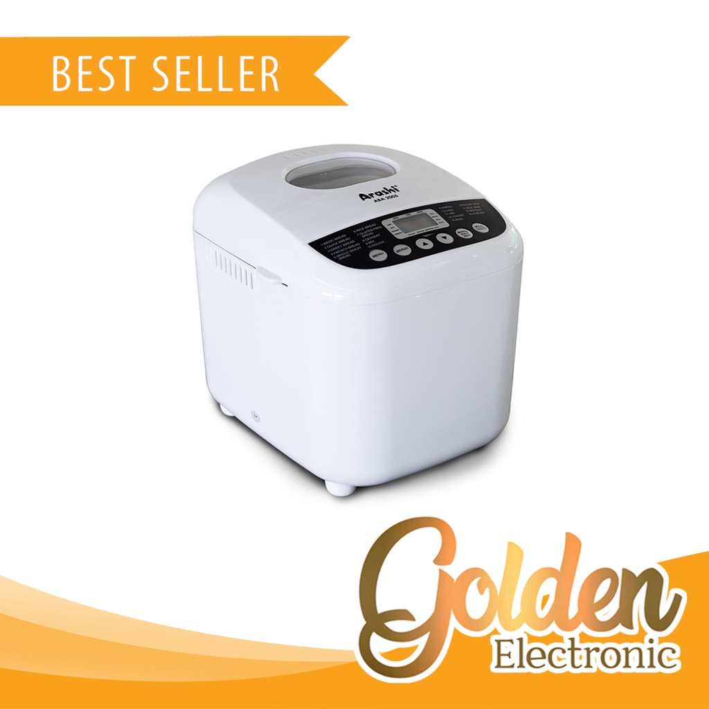 Jual Arashi Bread Maker ABA-2005 Mesin Pembuat Roti Fungsi All in 1 (Memanggang, Mencampur ...