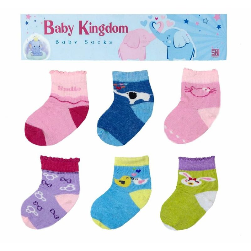 Jual Baby Kingdom - Kaos Kaki Bayi isi 3 Psg . SNI | Shopee Indonesia