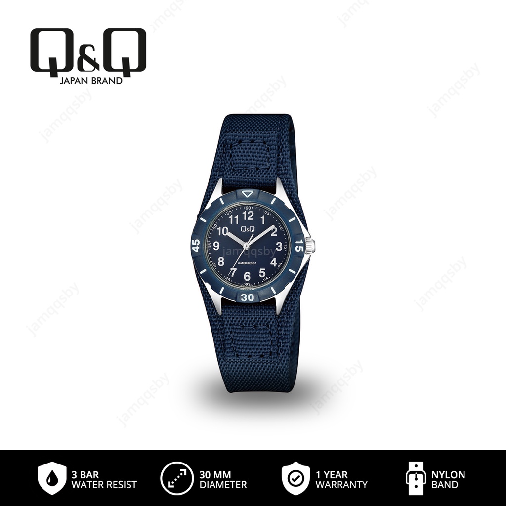 Jual Jam Tangan Arloji Casual Fashion Analog Nylon Q&Q QnQ QQ QZ75 ...