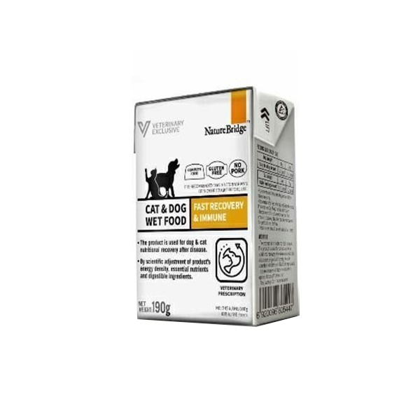 Jual naturebridge 190 gr cat dog fast recovery and immune (wet ...