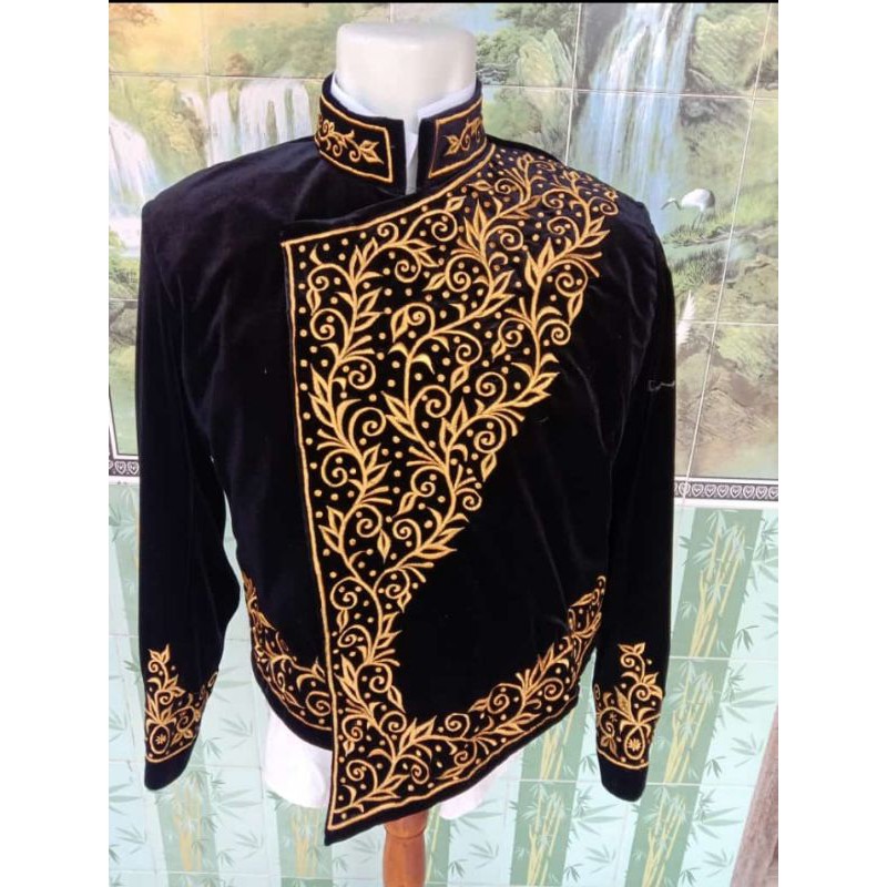 Jual Beskap bludru model takwo/beskap jawa bludru/beskap pengantin ...