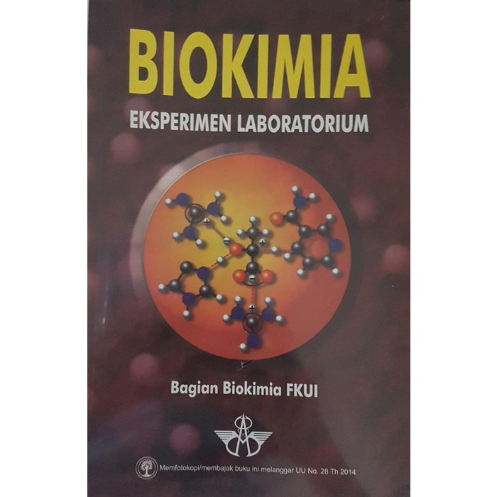 Jual ORIGINAL Biokimia Eksperimen Laboratorium - FKUI | Shopee Indonesia