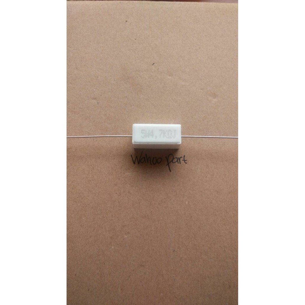 Jual RESISTOR 4,7K / 4K7 TAIWAN 5 WATT | Shopee Indonesia