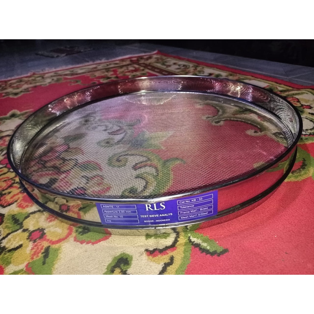 Jual Test Sieve Analys Stainless Mesh 30 (0,6 mm) Diameter 50 cm ...