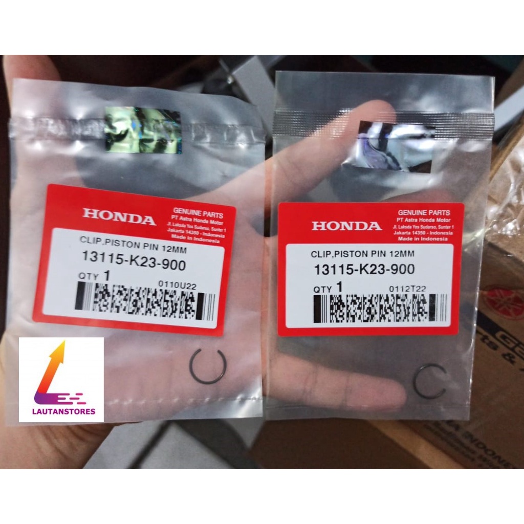 Jual 13115-K23-900 Klip Pen Piston Genio Beat LED K1A Scooopy K2F 2pc ...