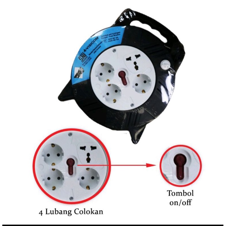 Jual Kabel Roll 10meter visicom/ SNI / Terminal kuningan | Shopee Indonesia