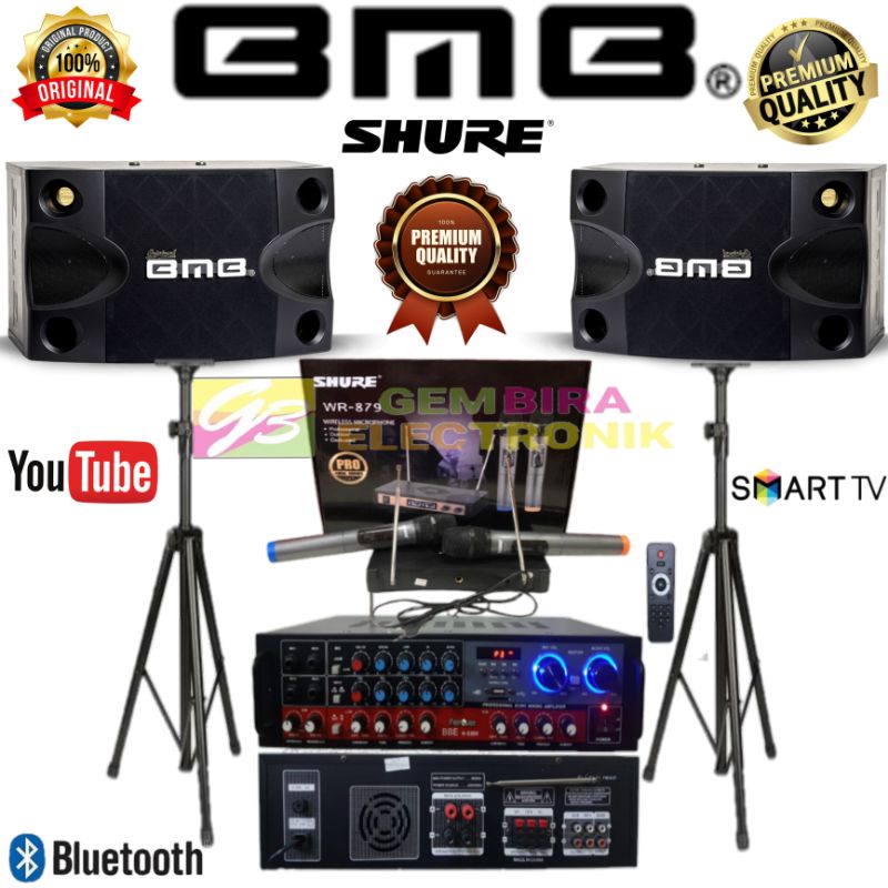 Jual paket sound system bluetooth bmb original paketan karaoke home ...