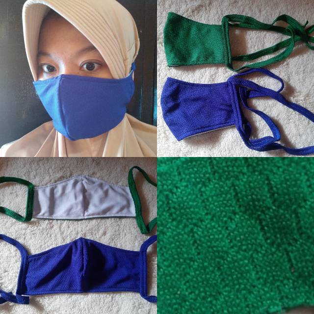 Jual Masker kain 2 layer | Shopee Indonesia