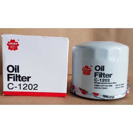 Jual Filter Oli C-1202 T120SS / Futura carbu Sakura | Shopee Indonesia