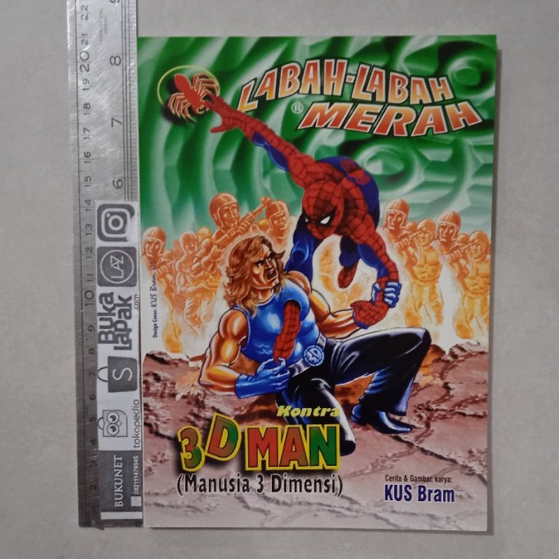 Jual Kontra 3D Man - Serial Labah-Labah Merah - Kus Br | Shopee Indonesia
