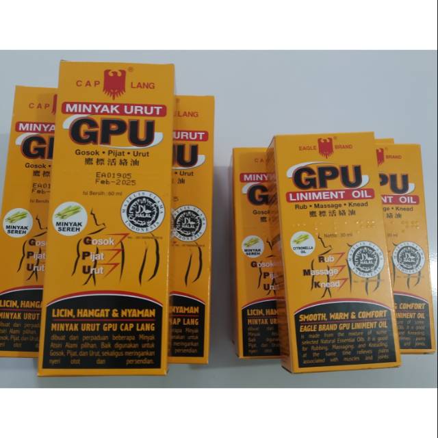 Jual GPU minyak Urut 30 & 60 Ml | Shopee Indonesia