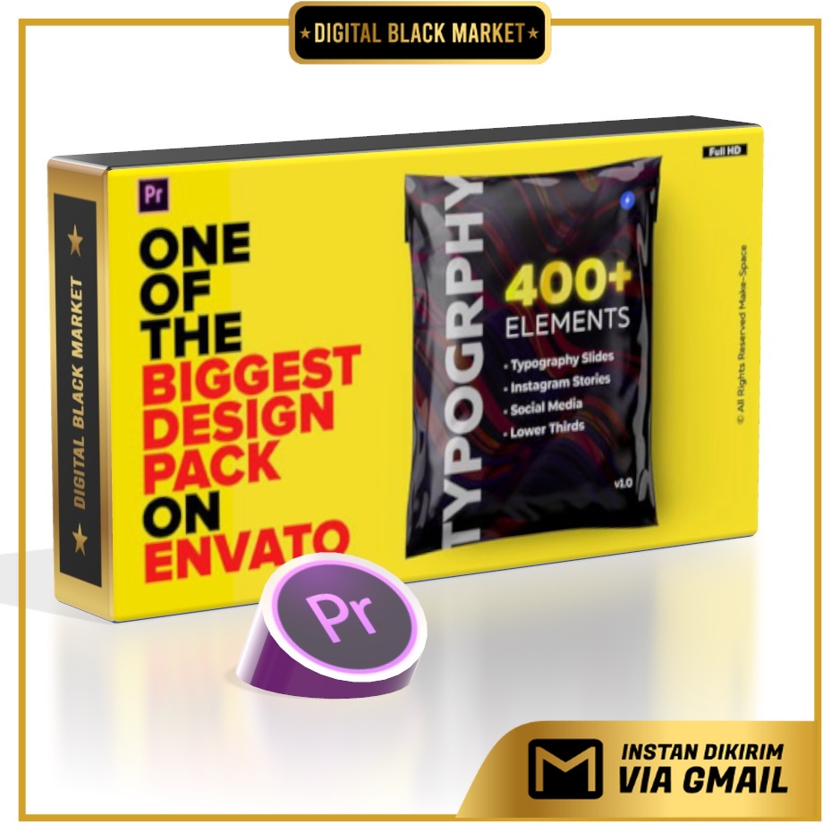Jual Typography Design Pack For Premiere Pro Essential | Shopee Indonesia